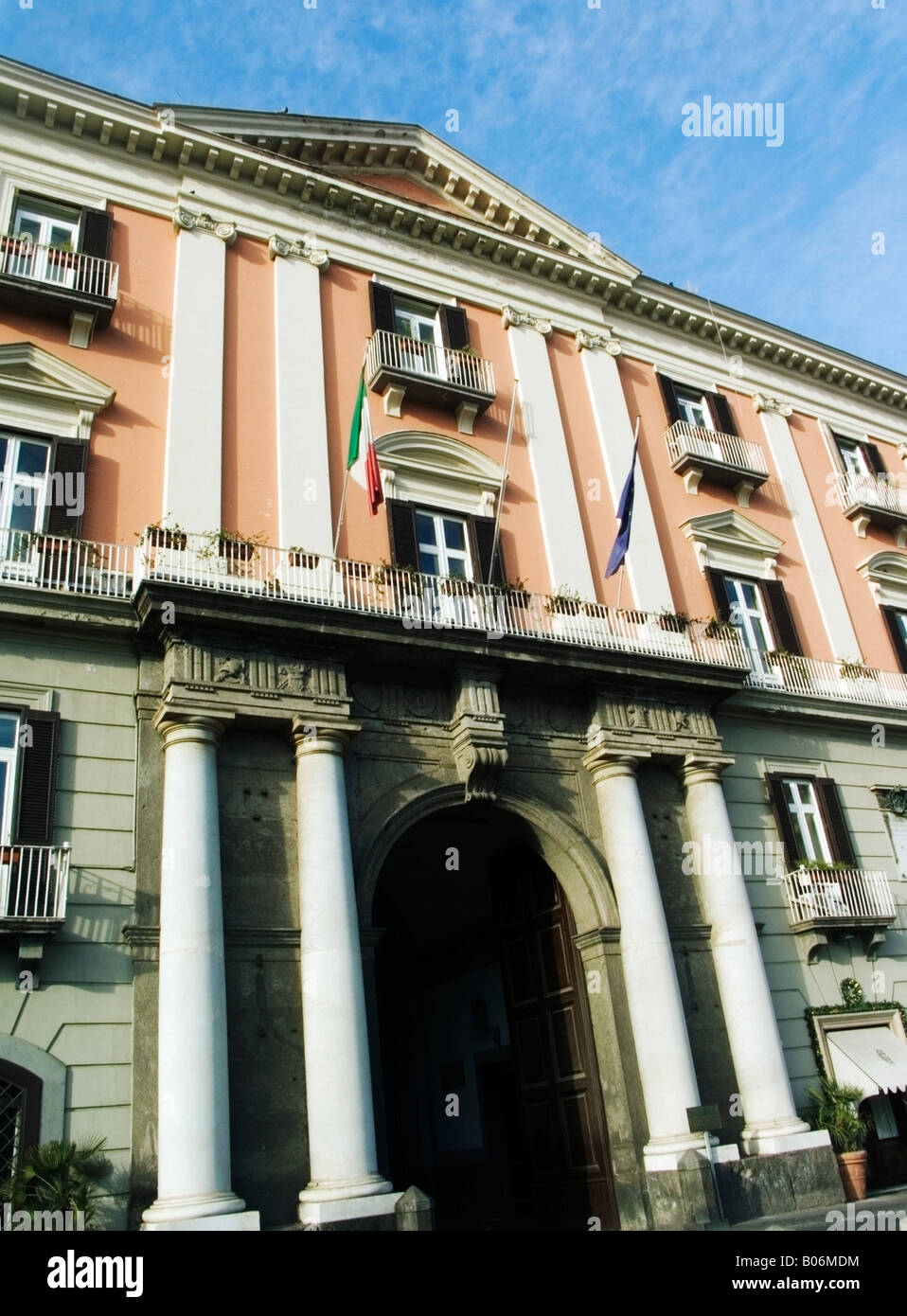 the prefector s office buildings in naples piazza del plebiscito ...