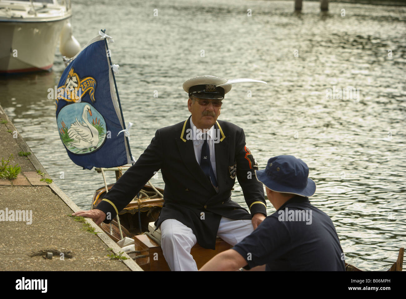 The royal swan uppers hi-res stock photography and images - Alamy