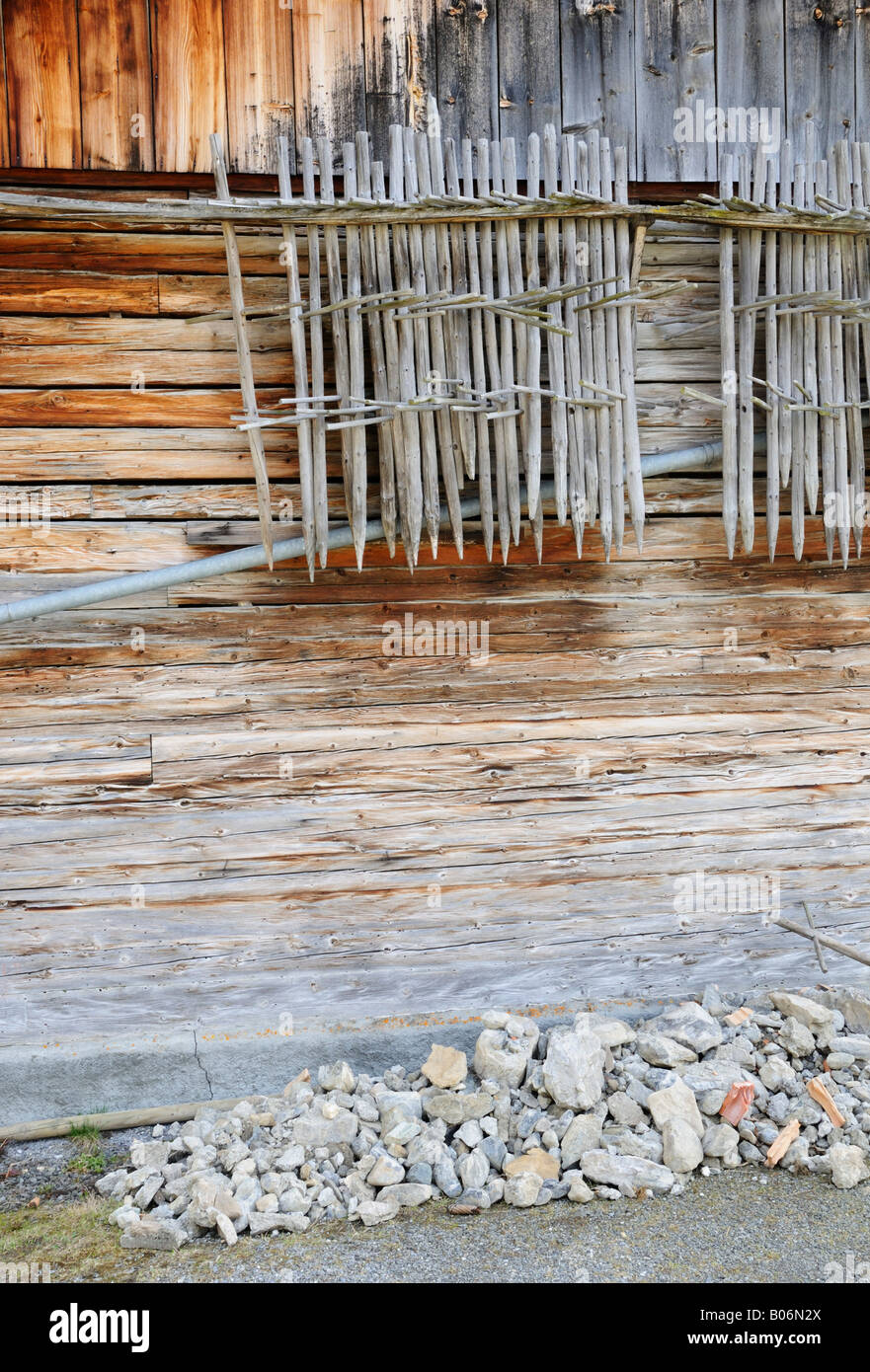 An alpine Barn Stock Photo - Alamy