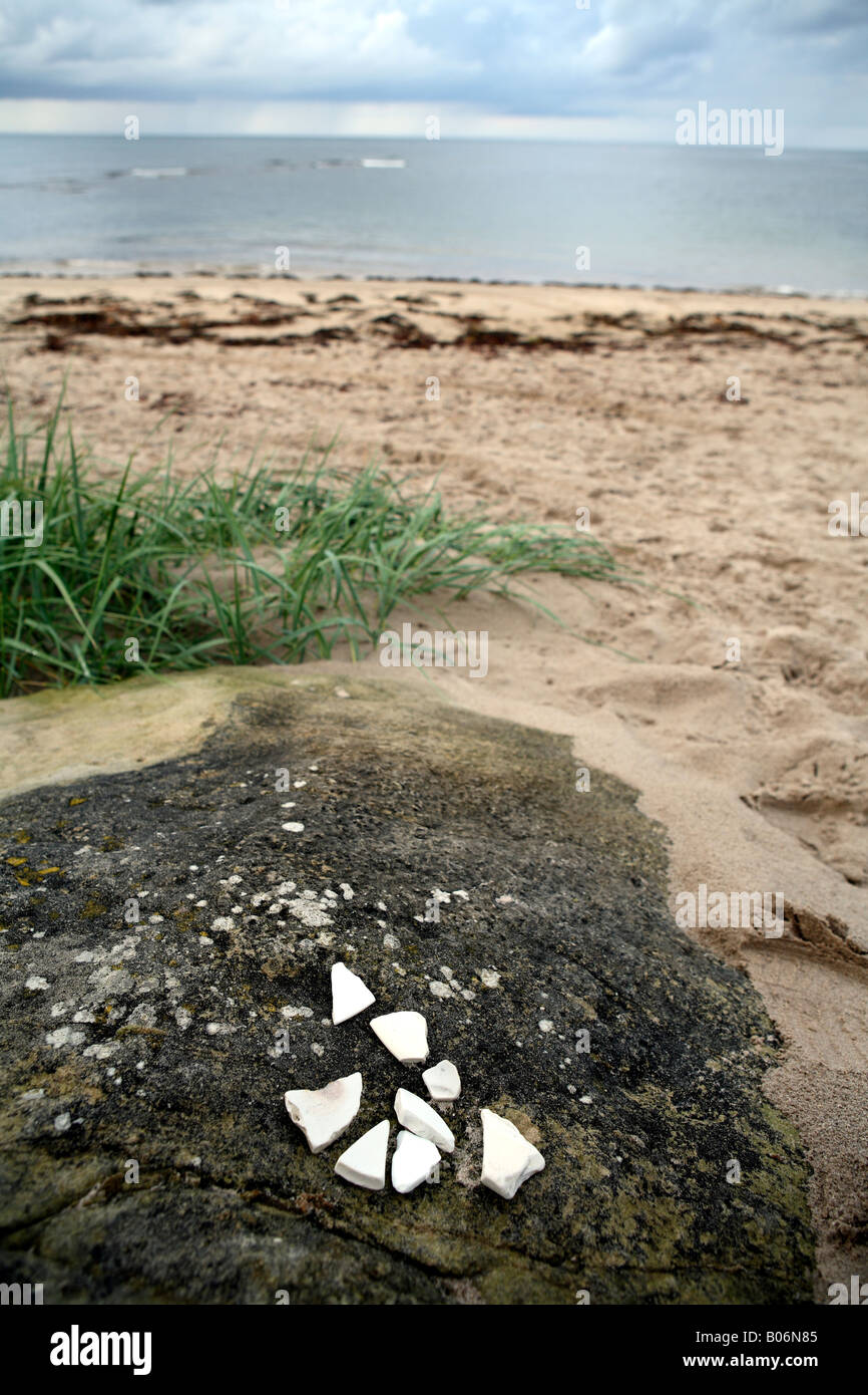 Beadnell shore, abstract seascape - Beadnell - Northumberland - England ...