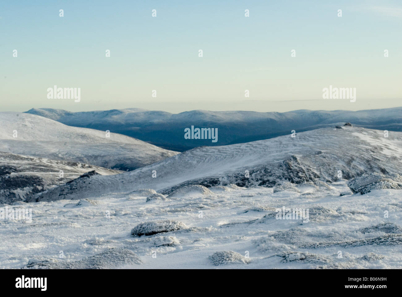blue sky & mountain summit Stock Photo - Alamy