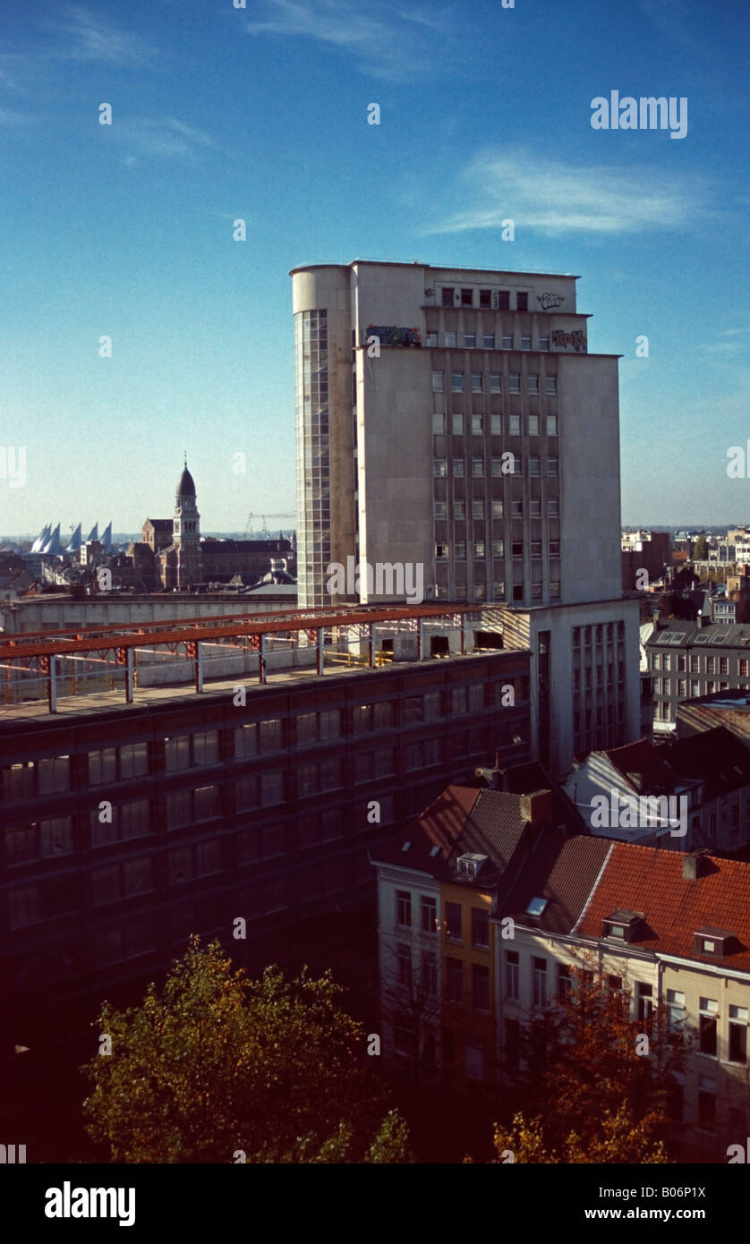 Antwerp skyline, Belgium Stock Photo - Alamy