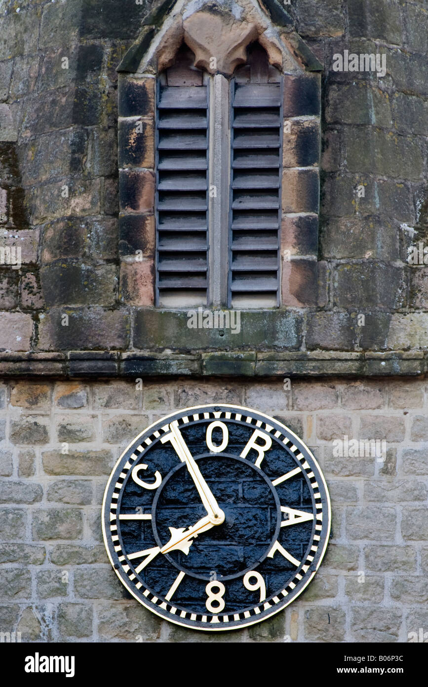 Unusual church clock found on Baslow church spire in Derbyshire Great ...
