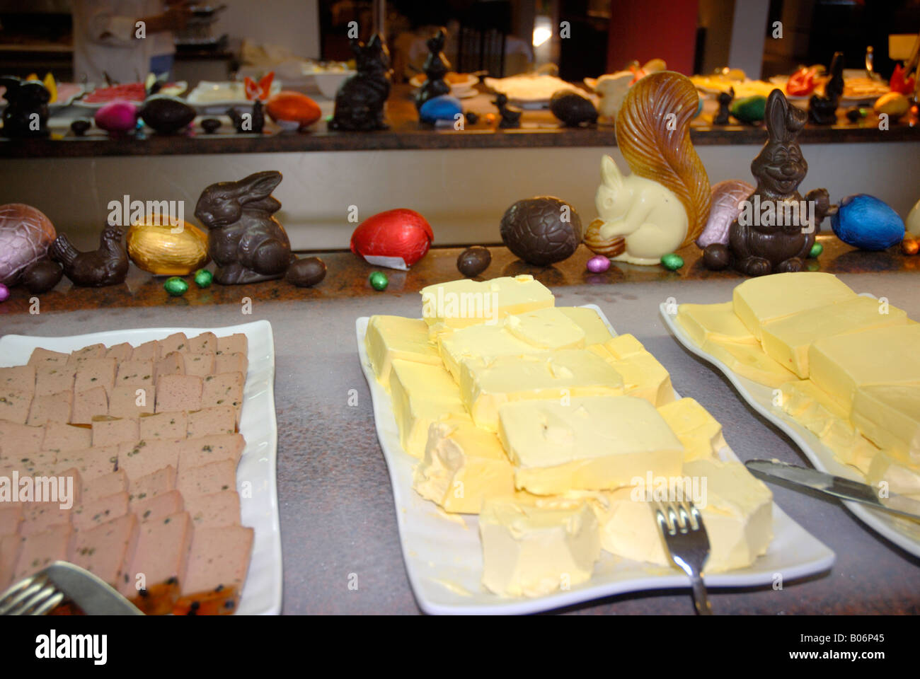 Breakfast Buffet in Lanzarote Spain Stock Photo - Alamy