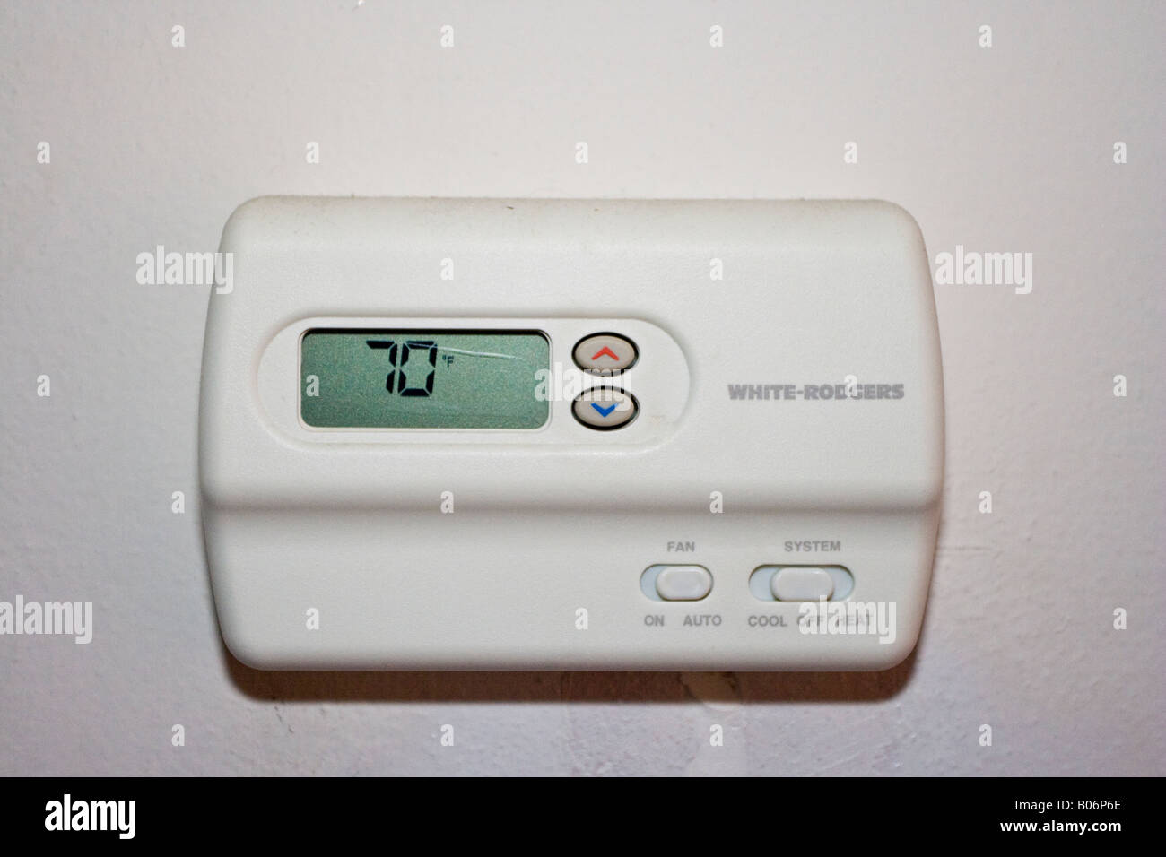 Digital Thermostat for a Heating, Air Conditioning and Ventilation Unit ...