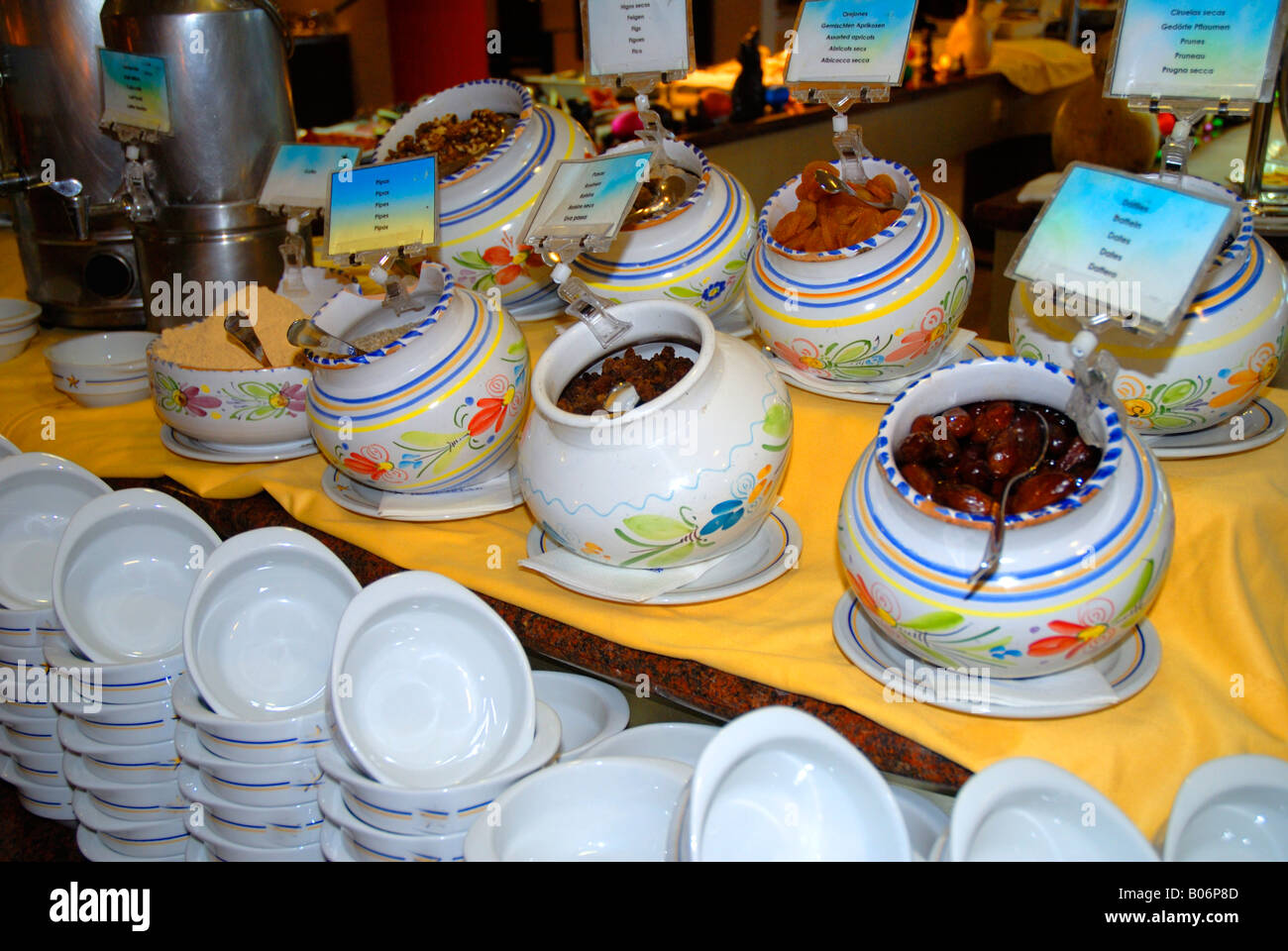 Easter Breakfast Buffet in Lanzarote Spain Stock Photo - Alamy