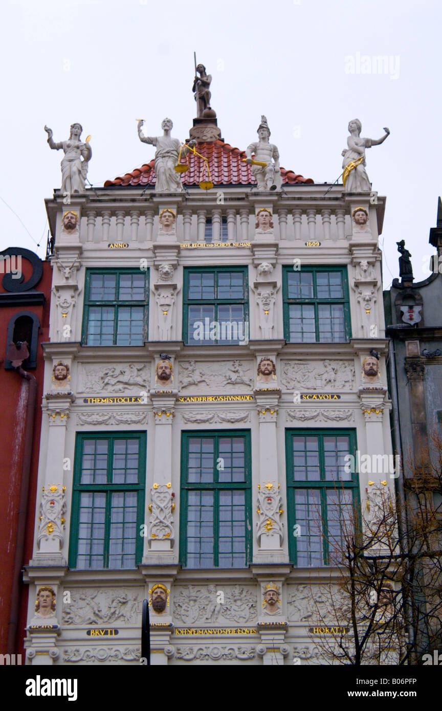 Golden house danzig hi-res stock photography and images - Alamy