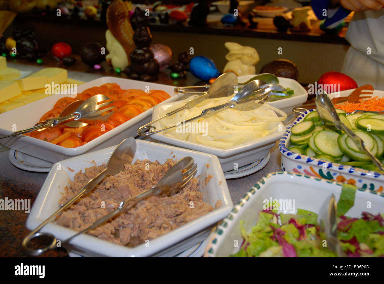 Breakfast Buffet in Lanzarote Spain Stock Photo - Alamy