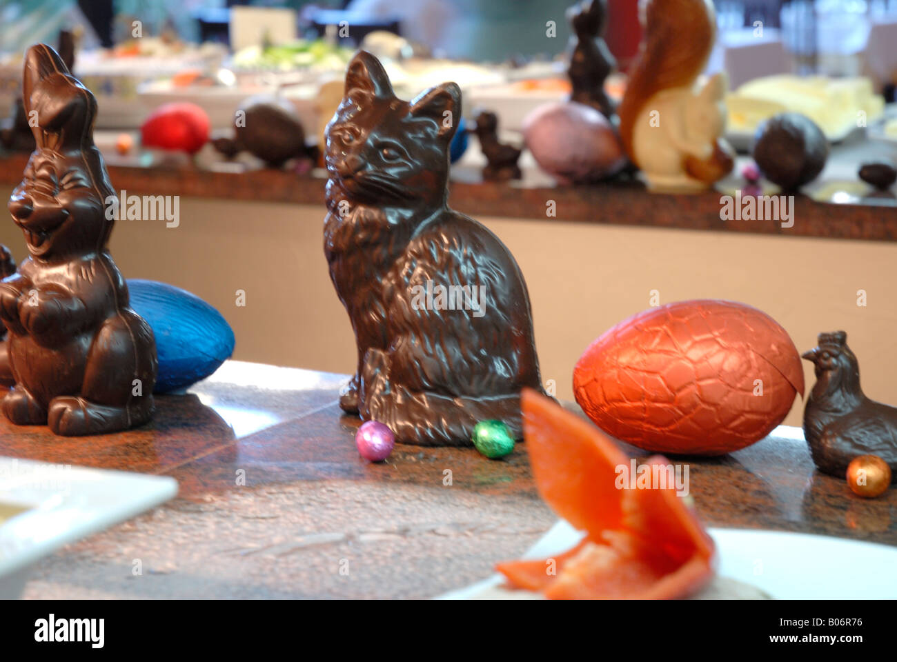 Easter Breakfast Buffet in Lanzarote Spain Stock Photo - Alamy