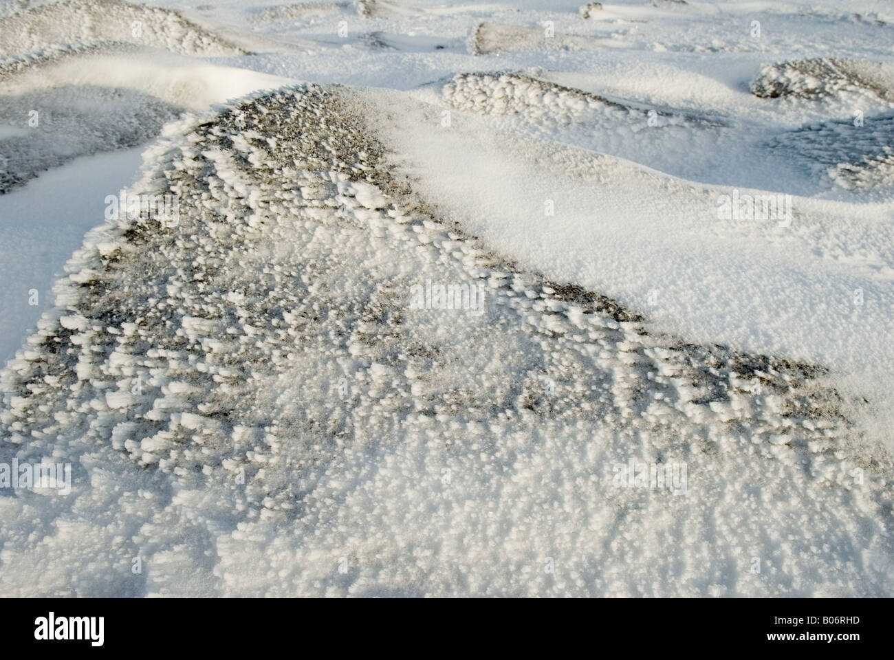mountain surface with snow crystals Stock Photo - Alamy