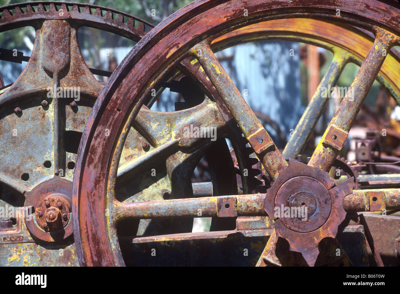 Gears connected to each other Stock Photo - Alamy