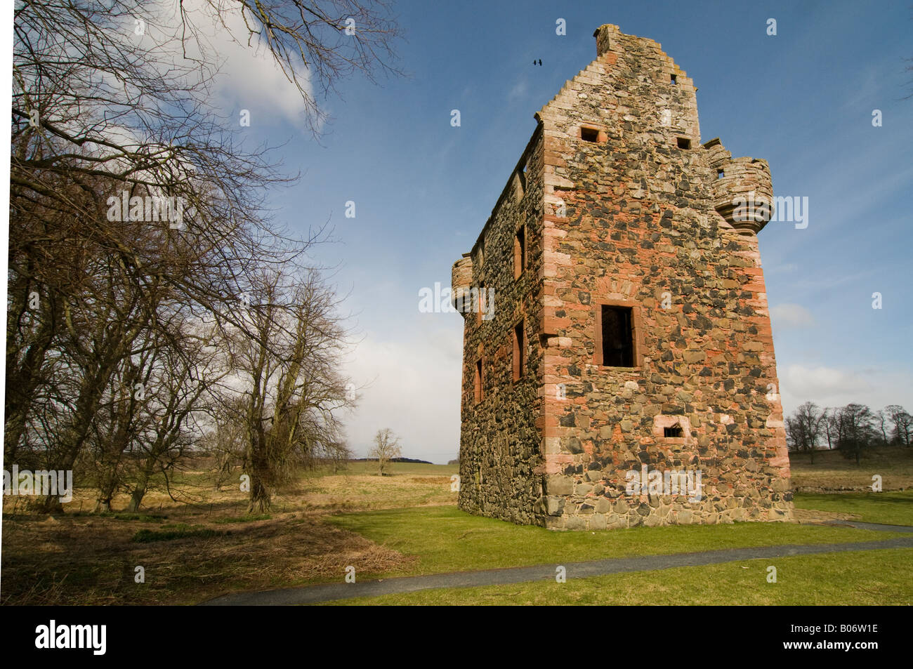 Greenknowe tower hi-res stock photography and images - Alamy
