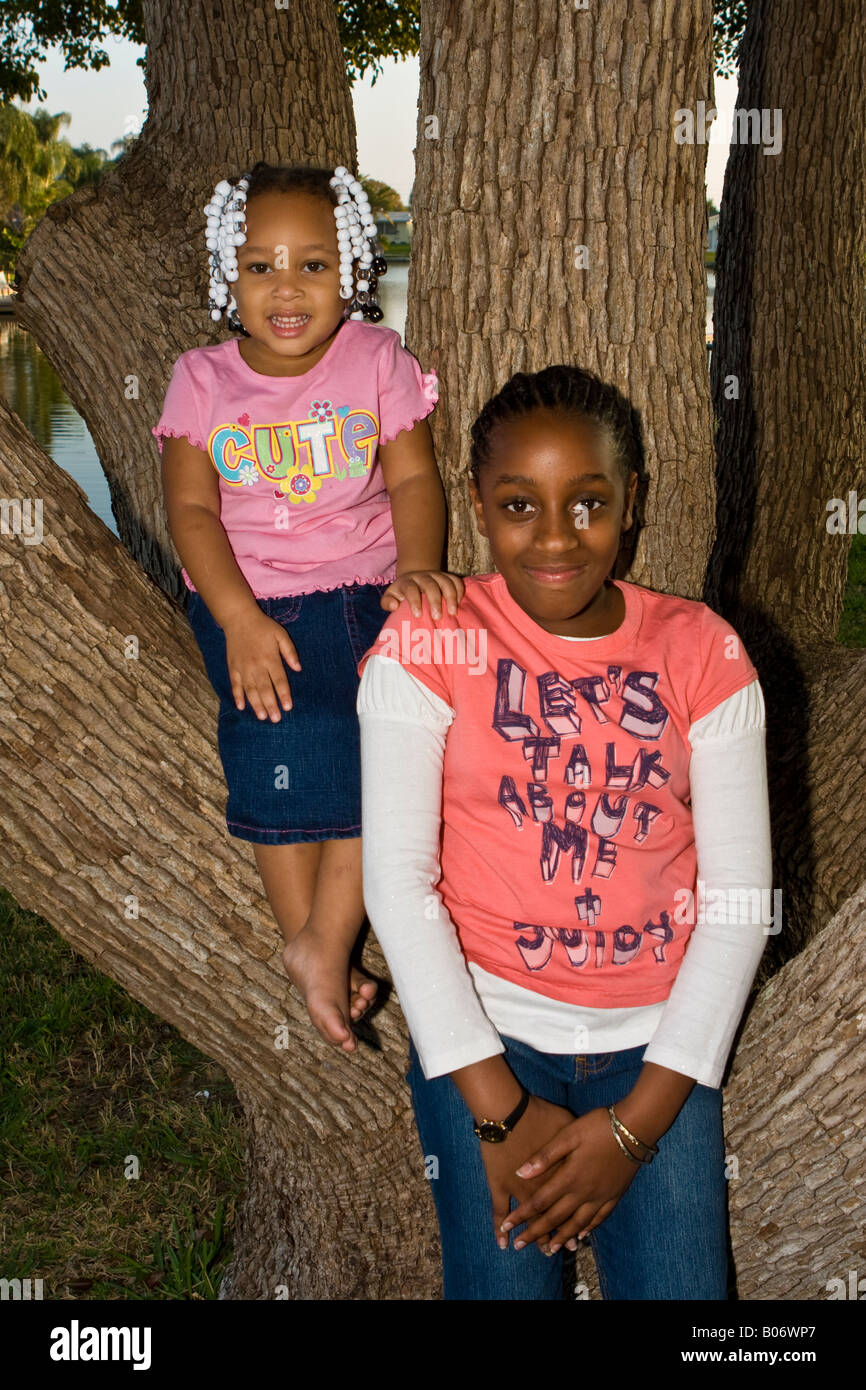 African American Children Smiling Stock Photo - Alamy