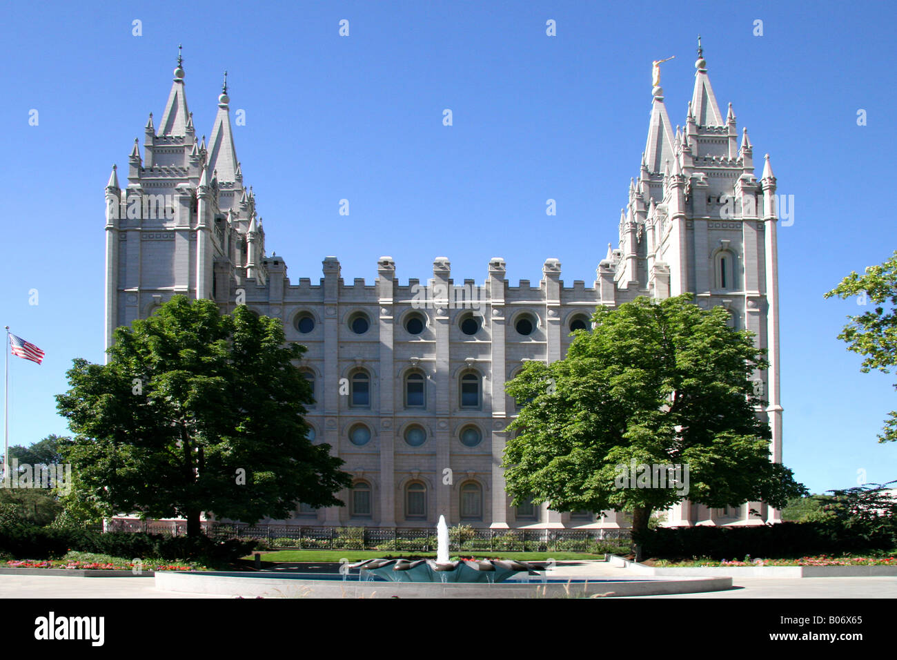 SALT LAKE TABERNACLE. TEMPLE SQUARE. SALT LAKE CITY. UTAH. USA Stock ...