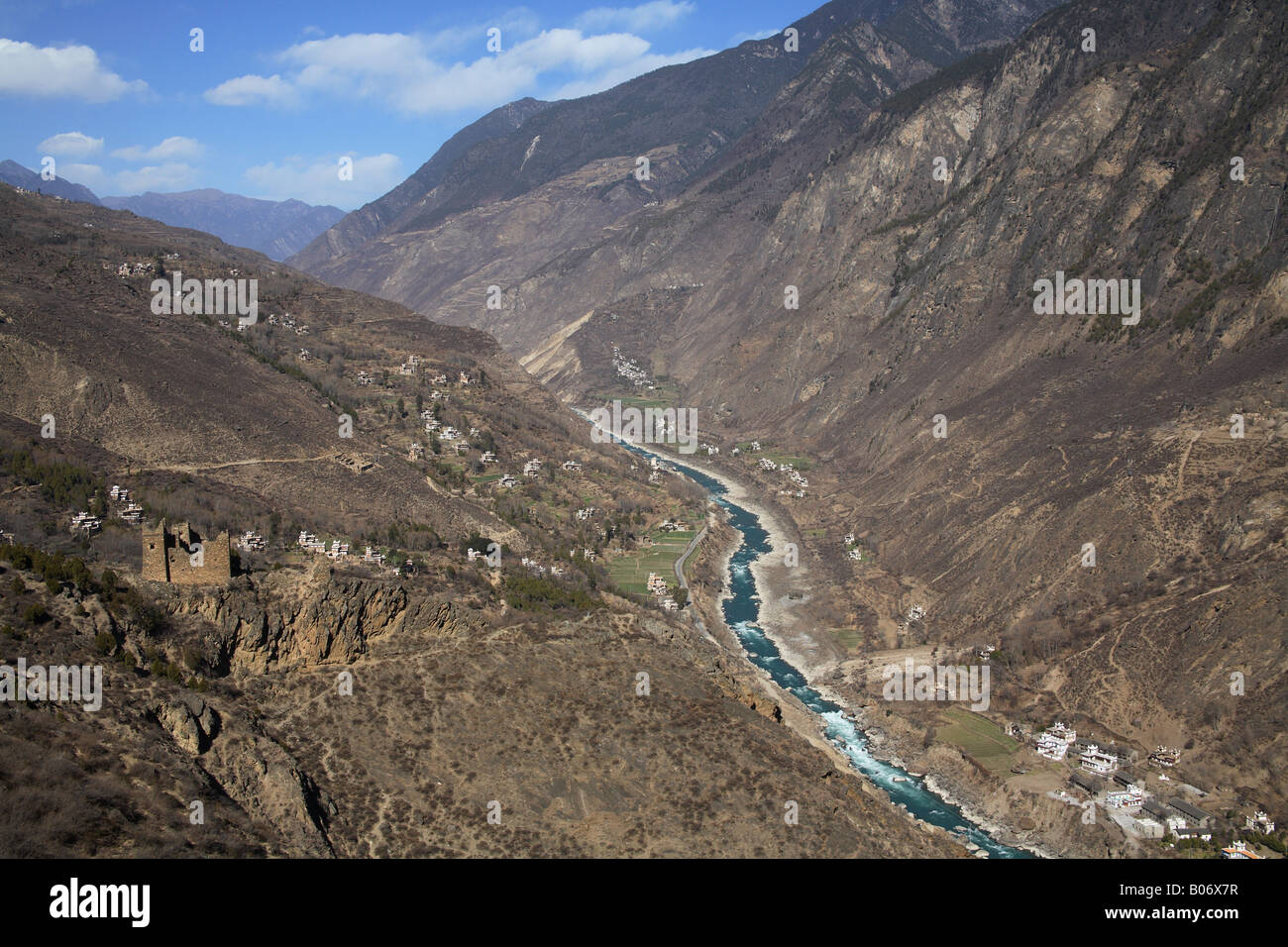 Tibetan village , Danba,Sichuan province,China Stock Photo - Alamy