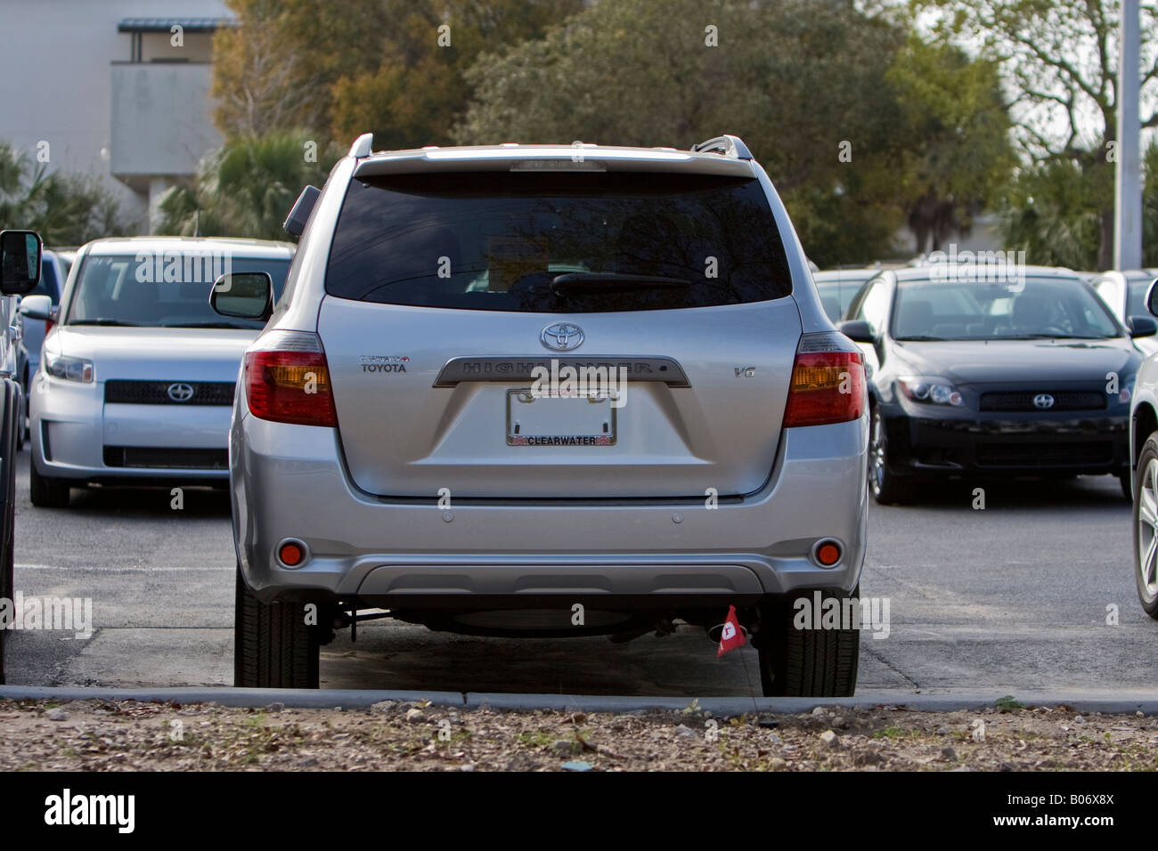 Rear of New Station Wagon Automobile Stock Photo - Alamy