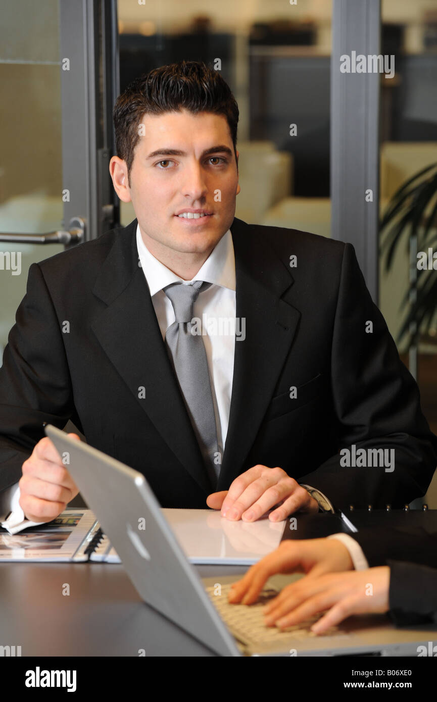 business man during meeting Stock Photo - Alamy