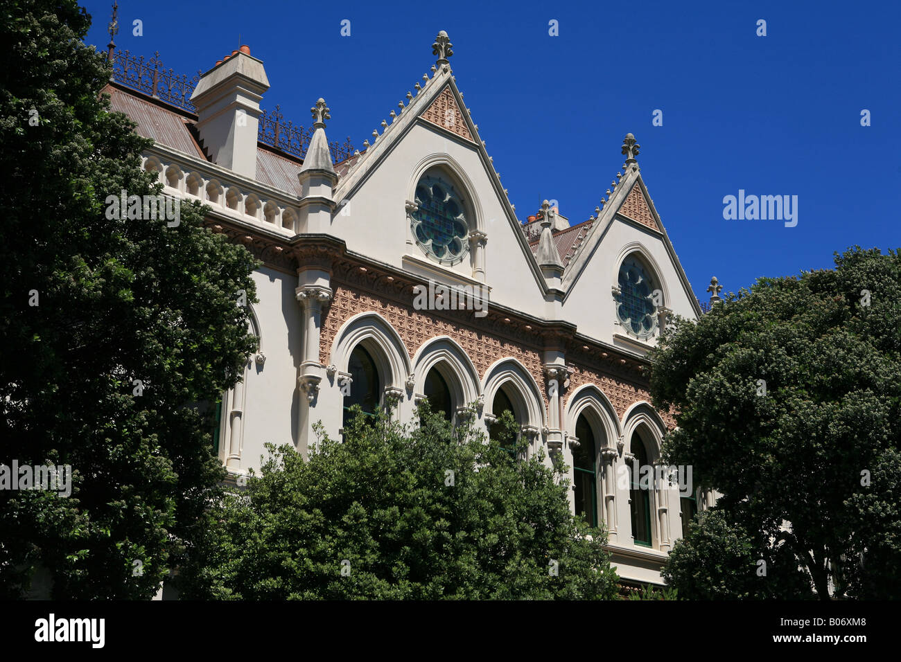 The library The parliament buildings the capital Wellington North ...