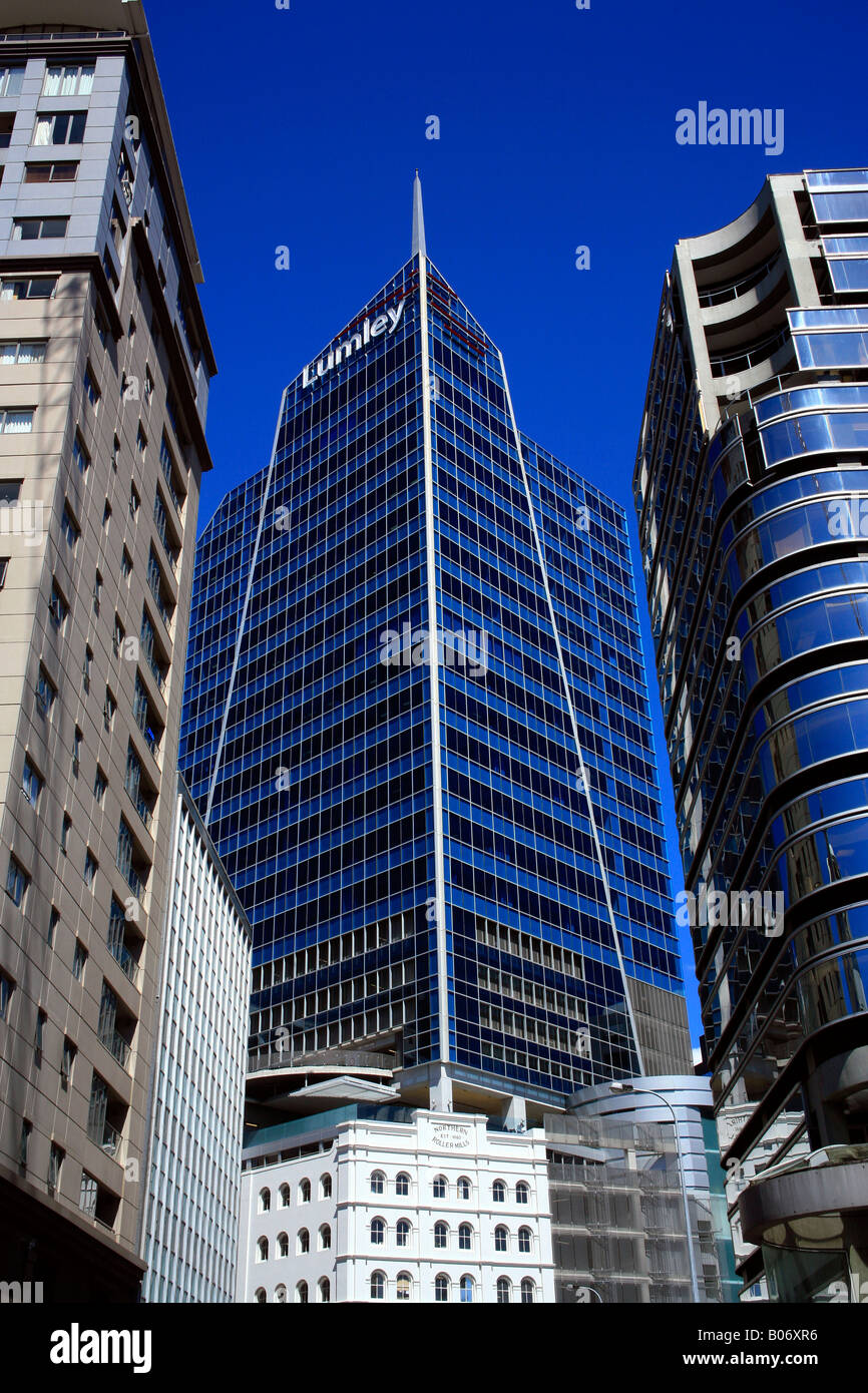 High-rise buildings, downtown Auckland, New Zealand Stock Photo - Alamy