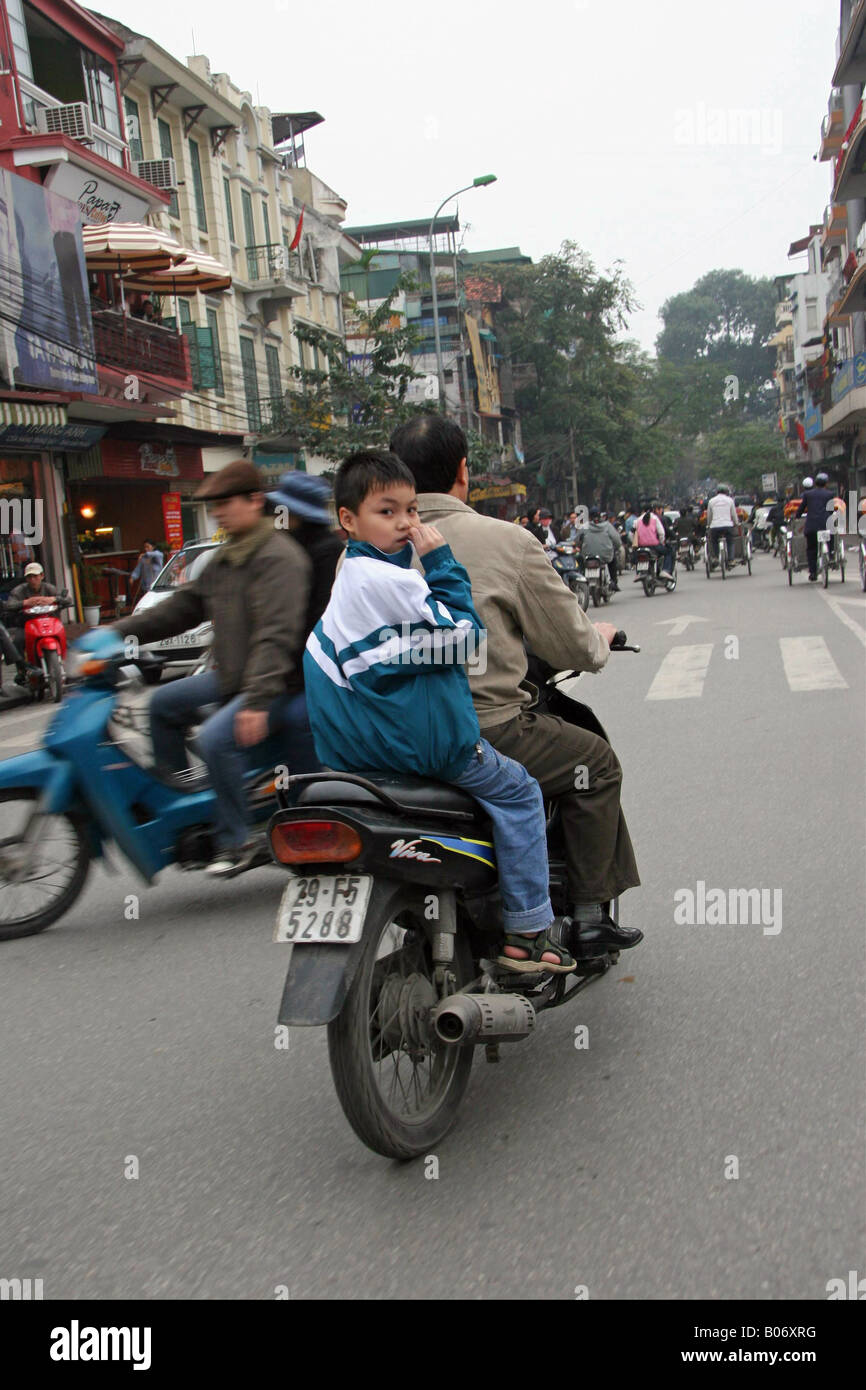 Boy girl on moped hi-res stock photography and images - Alamy