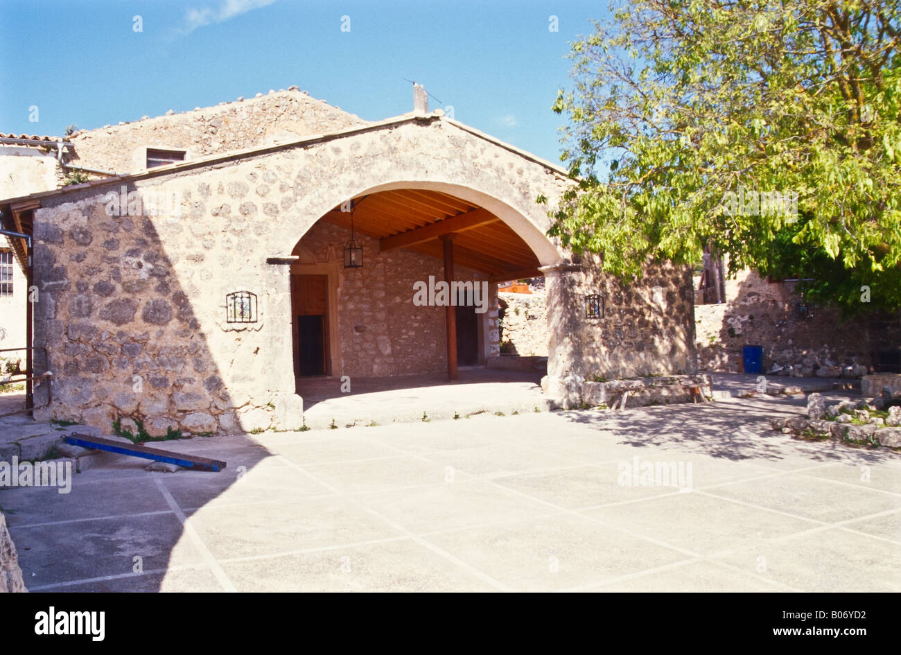 Chapel of Castell d´Alaro Majorca Stock Photo - Alamy