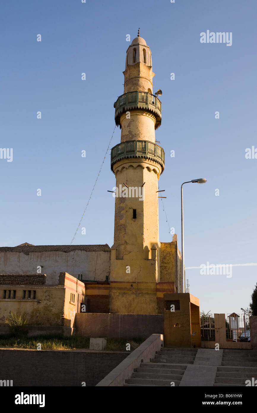 One of the minarets of The Mosque of Abu el-Haggag At Luxor Temple from ...