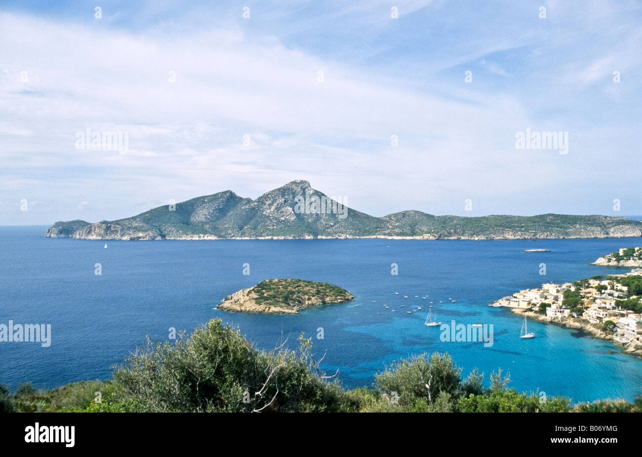 Isla Dragonera and San Telmo Majorca Stock Photo - Alamy