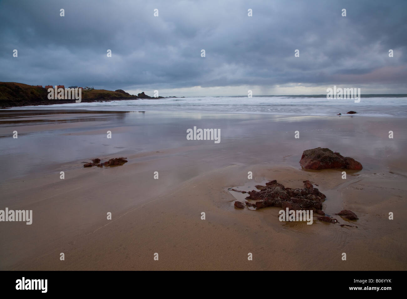 Beach at coldingham bay hi-res stock photography and images - Alamy