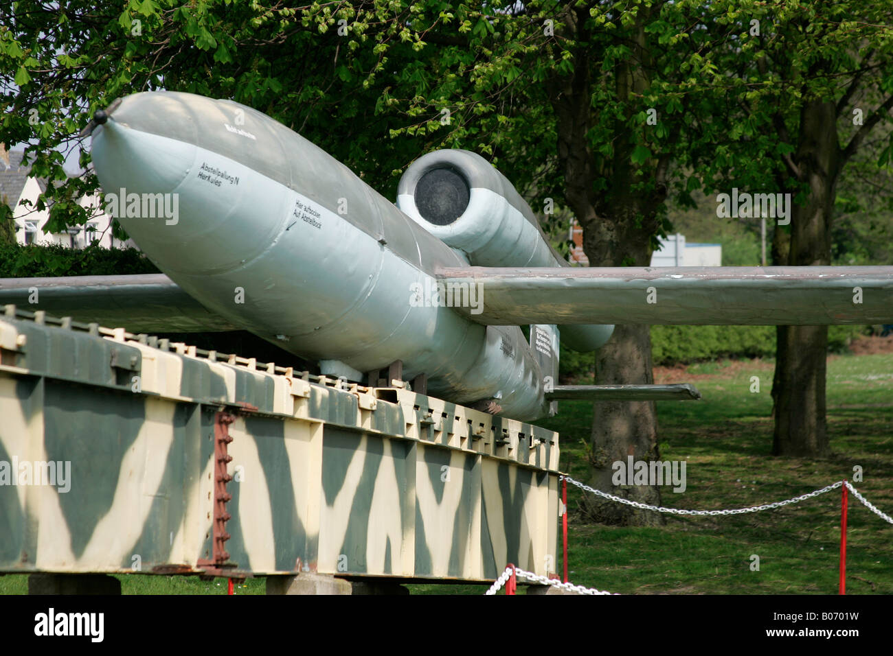 WW2 GERMAN V1 DOODLE BUG -IMPERIAL WAR MUSEUM,DUXFORD UK Stock Photo ...