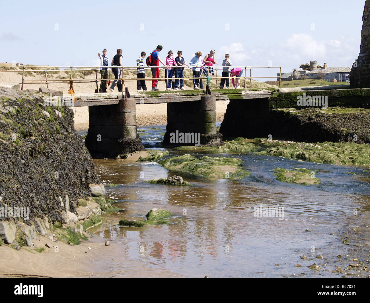 Group crossing canal group crossing canal hi-res stock photography and ...