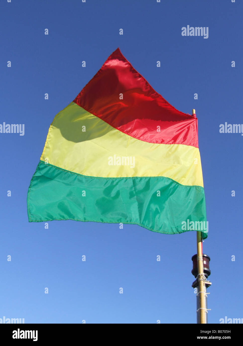 one flag in italy Stock Photo - Alamy