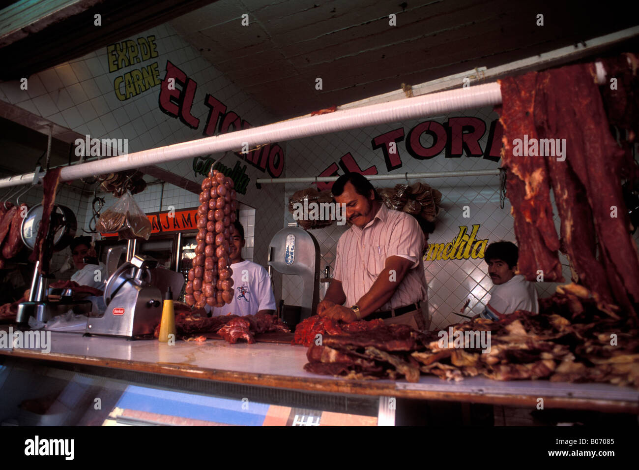 Mexican butcher hi-res stock photography and images - Alamy