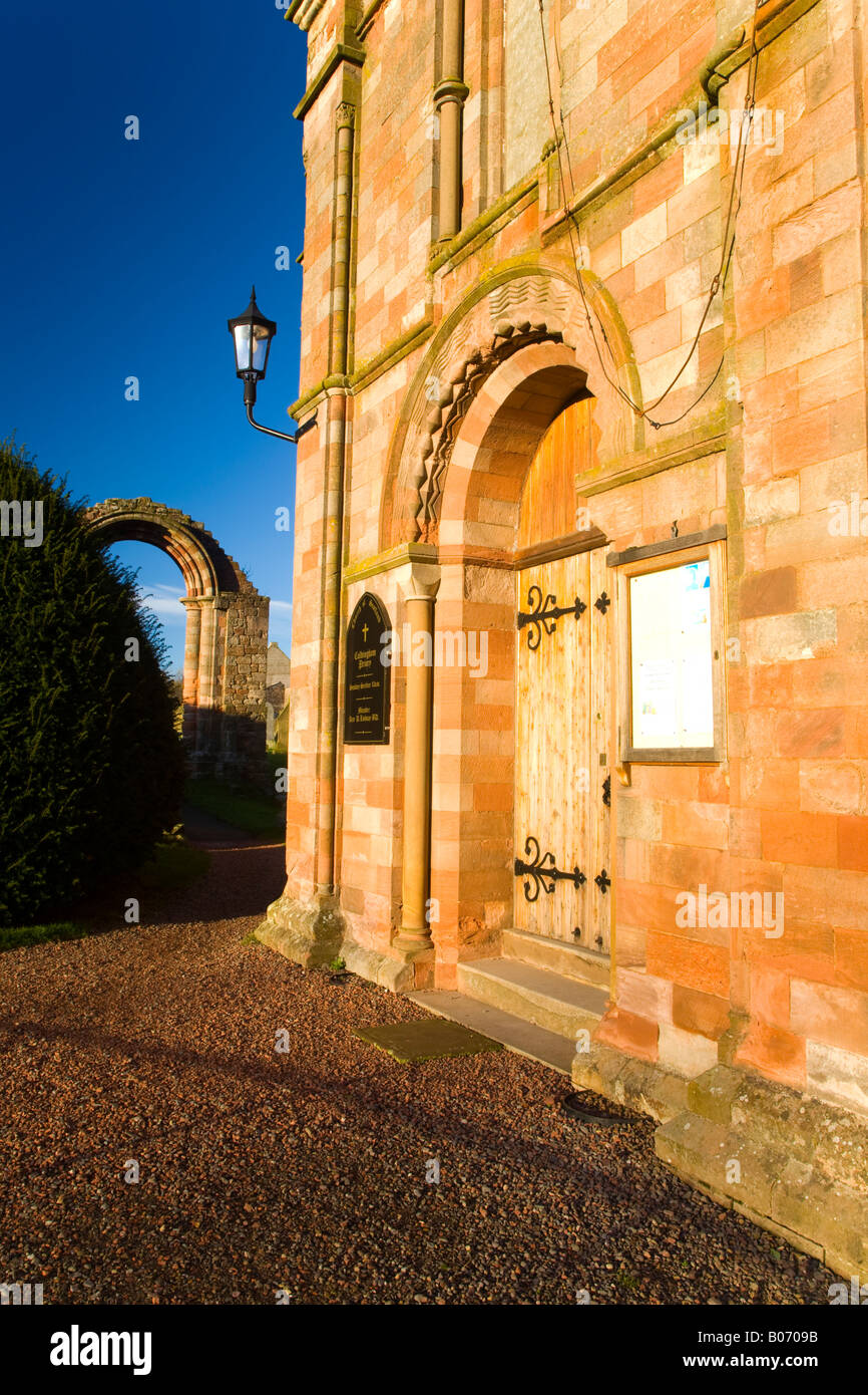 Scotland Scottish Borders Coldingham Coldingham Priory in the historic ...