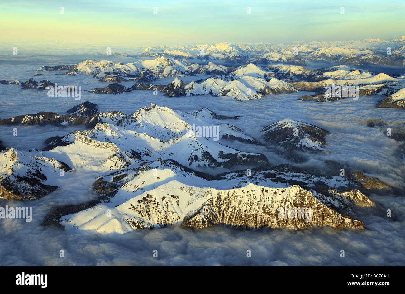 Aerial shot of alpine ridge hi-res stock photography and images - Alamy