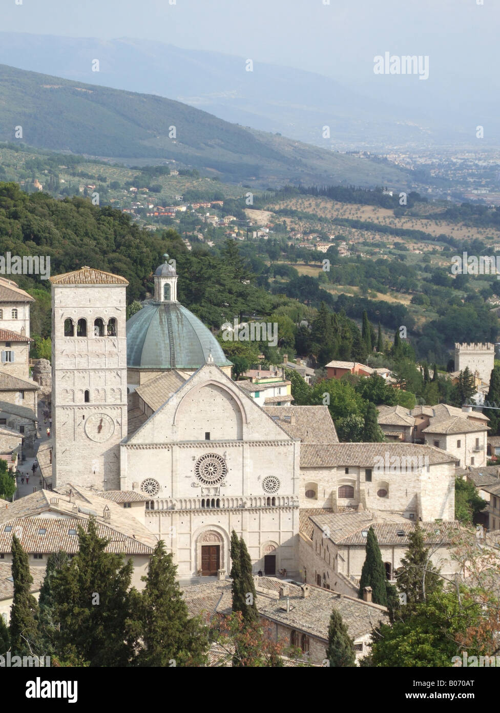 san rufino cathedral in assisi, italy Stock Photo - Alamy