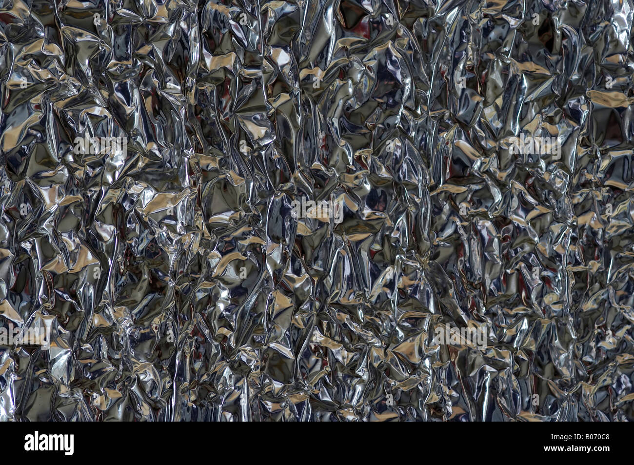 Detail - close-up - of the aluminium foil Stock Photo - Alamy