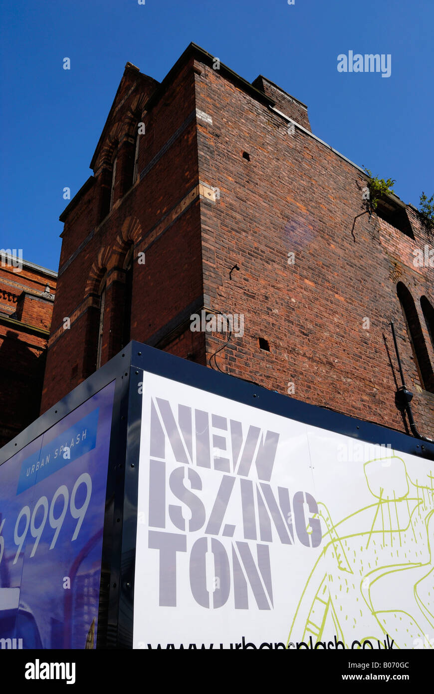 New Islington sign on the historic Ardwick and Ancoats Dispensary in ...
