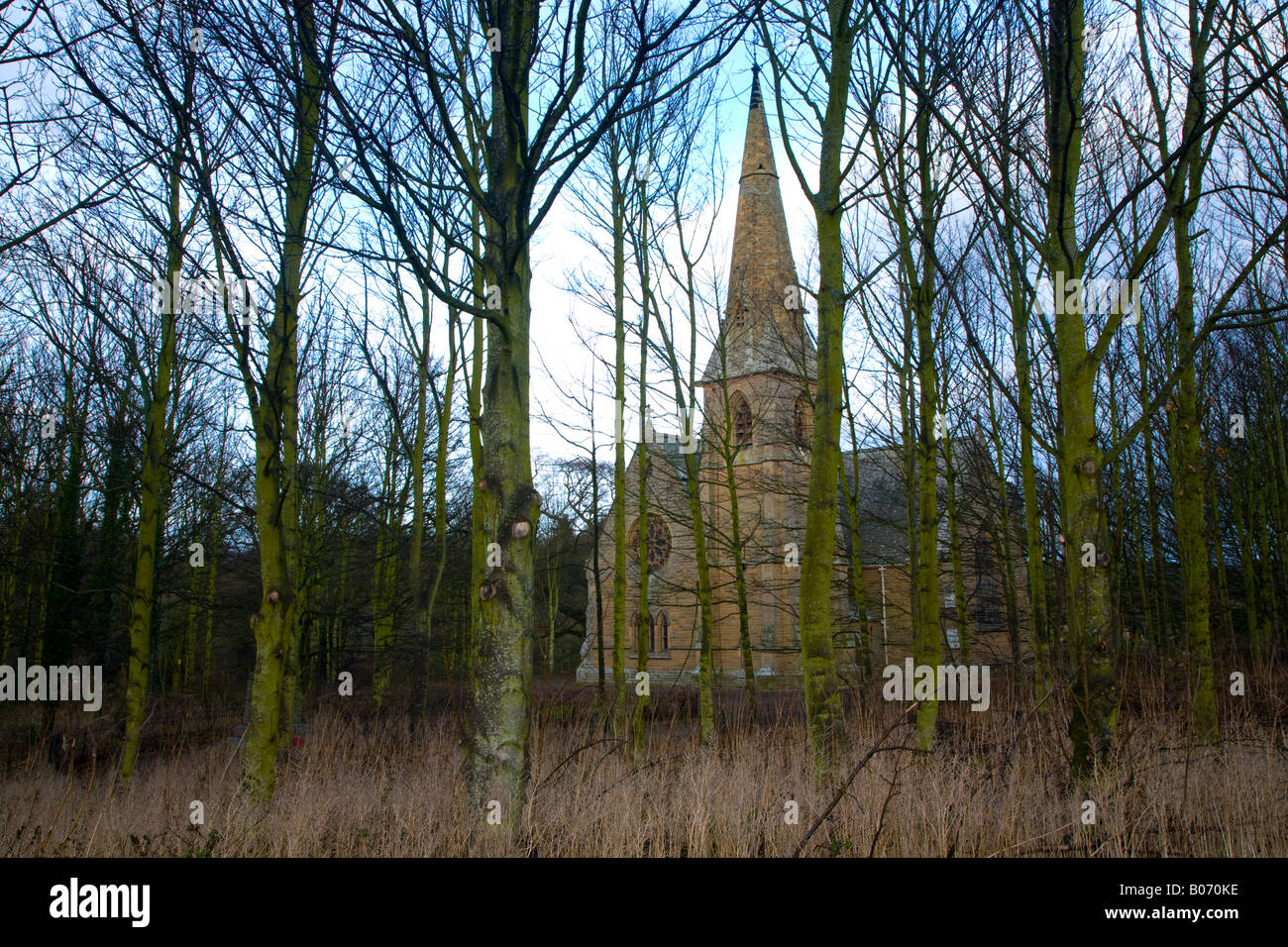Scotland Scottish Borders Ayton The new parish church in the village of ...