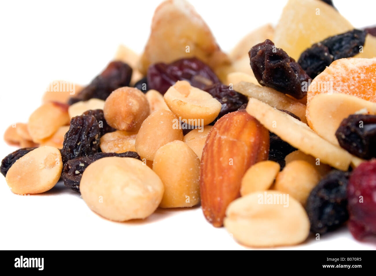Dried mixed fruit and nuts Stock Photo - Alamy