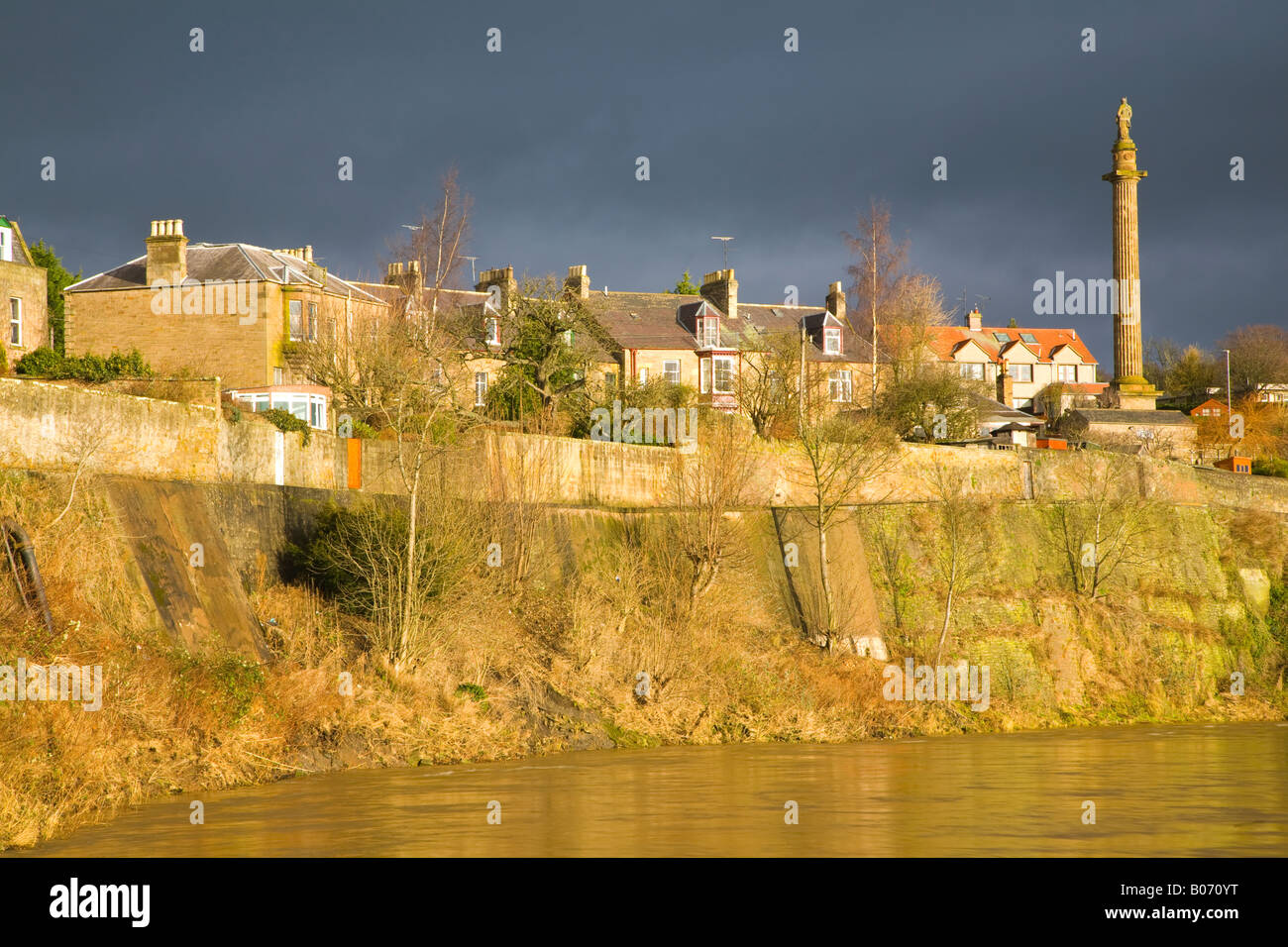 Scotland Scottish Borders Coldstream The town houses and monuments of ...