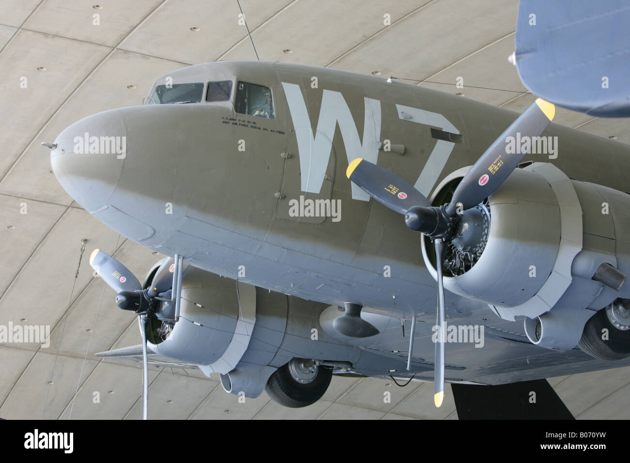 DAKOTA WW11 TRANSPORT AIRCRAFT -IMPERIAL WAR MUSEUM UK Stock Photo - Alamy
