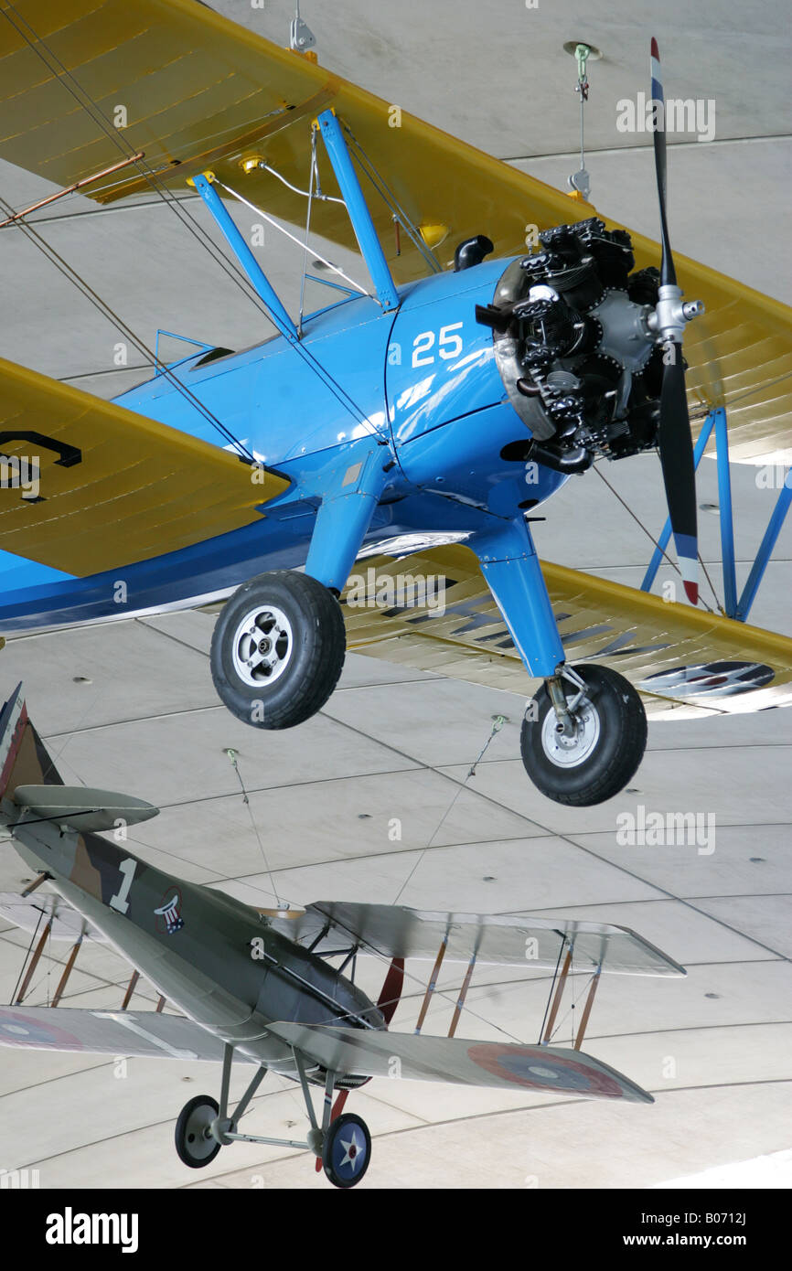 BIPLANE AIRCRAFT -IMPERIAL WAR MUSEUM UK Stock Photo - Alamy