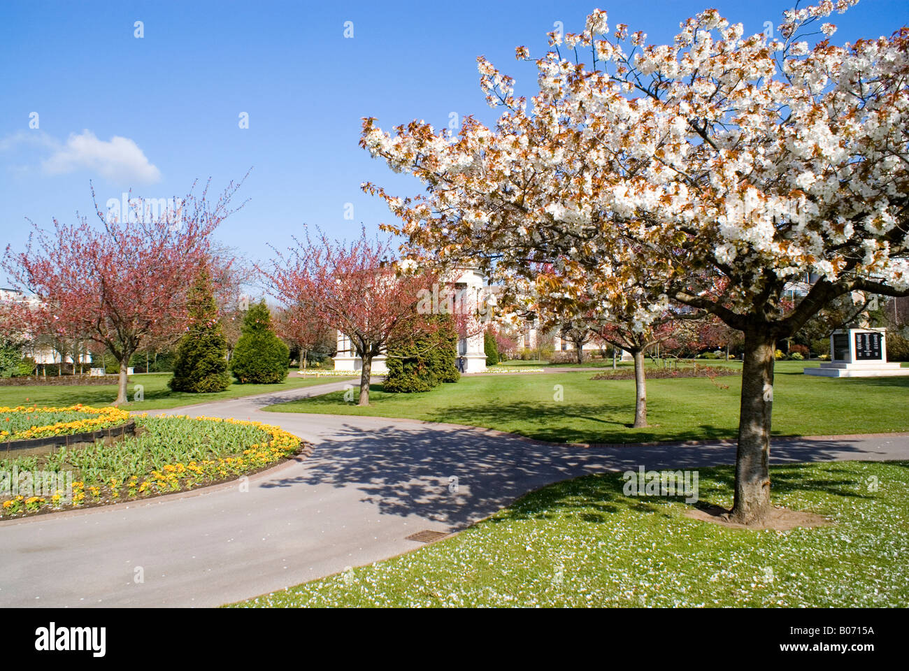 alexandra gardens and national war memorial cathays park cardiff civic ...
