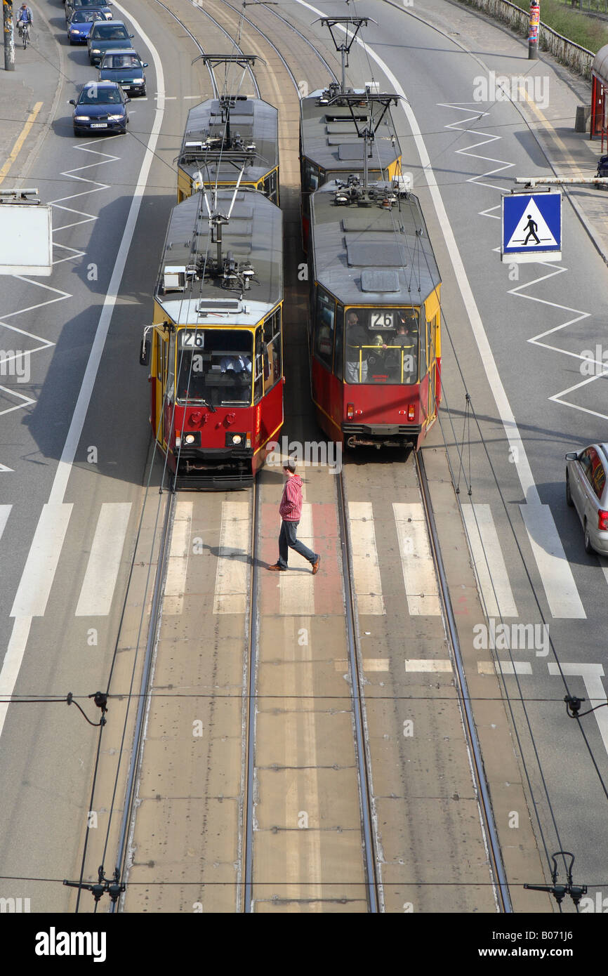 Polish trams hi-res stock photography and images - Alamy