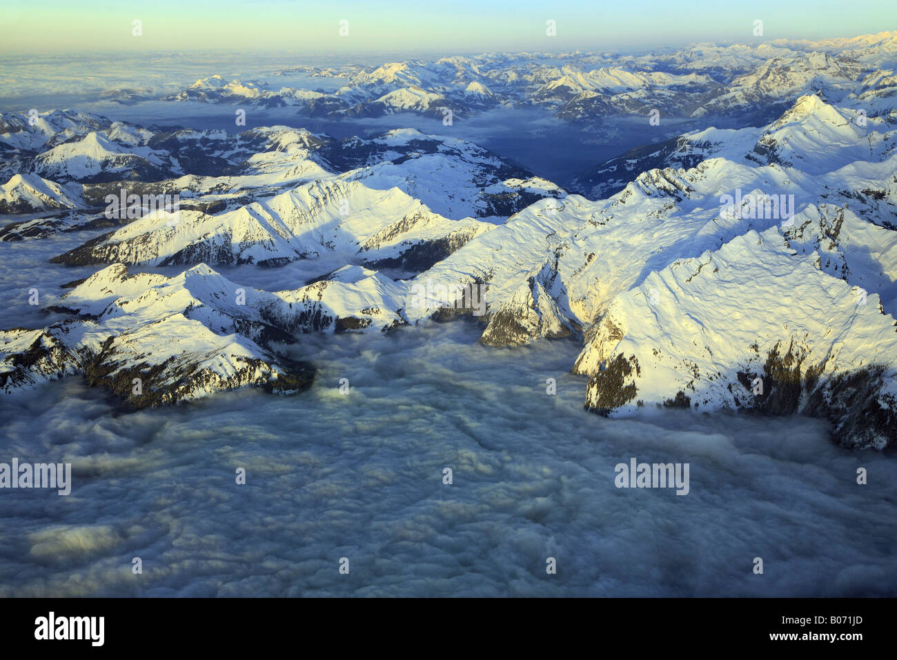 Aerial shot of alpine ridge hi-res stock photography and images - Alamy