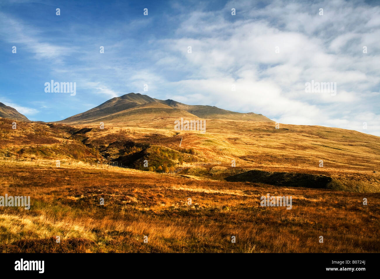 Beinn Ghlas and the route to Ben Lawers Stock Photo - Alamy
