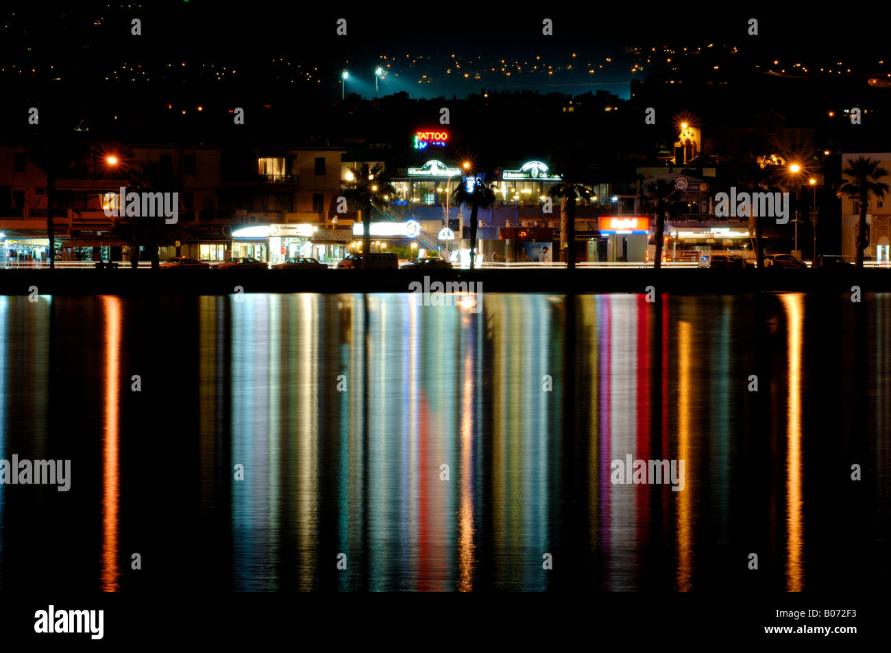Paphos harbour at night hi-res stock photography and images - Alamy