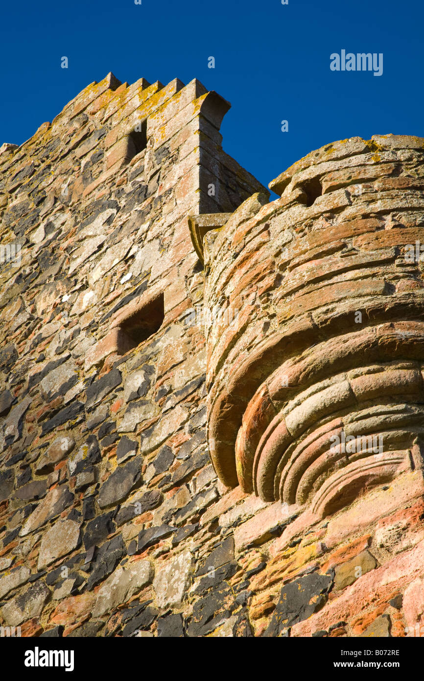 Scotland Scottish Borders Greenknowe Tower Greenknowe Tower a typical ...