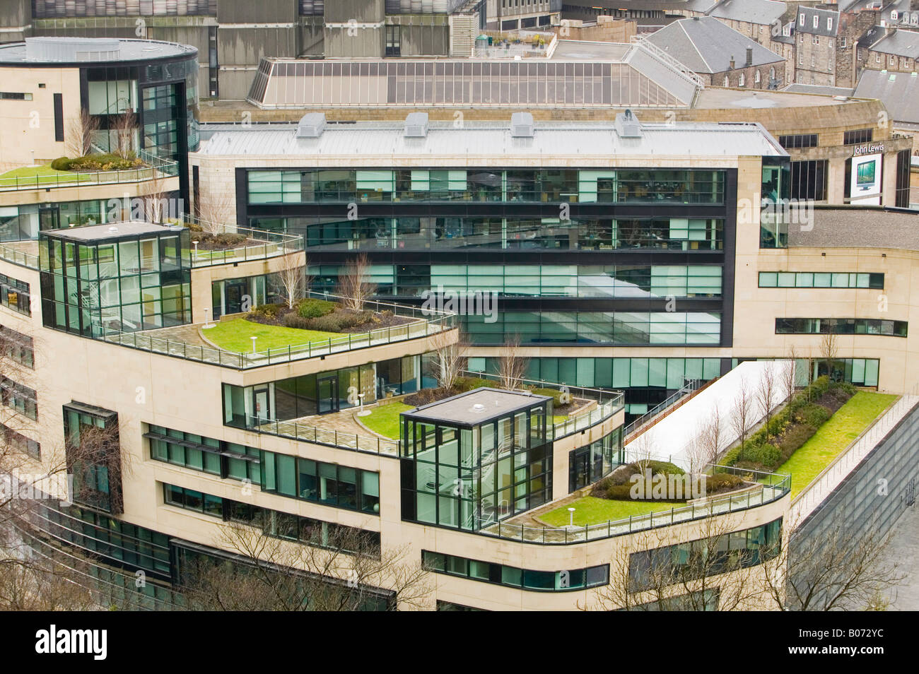 Architect designed building grass roof hi-res stock photography and ...