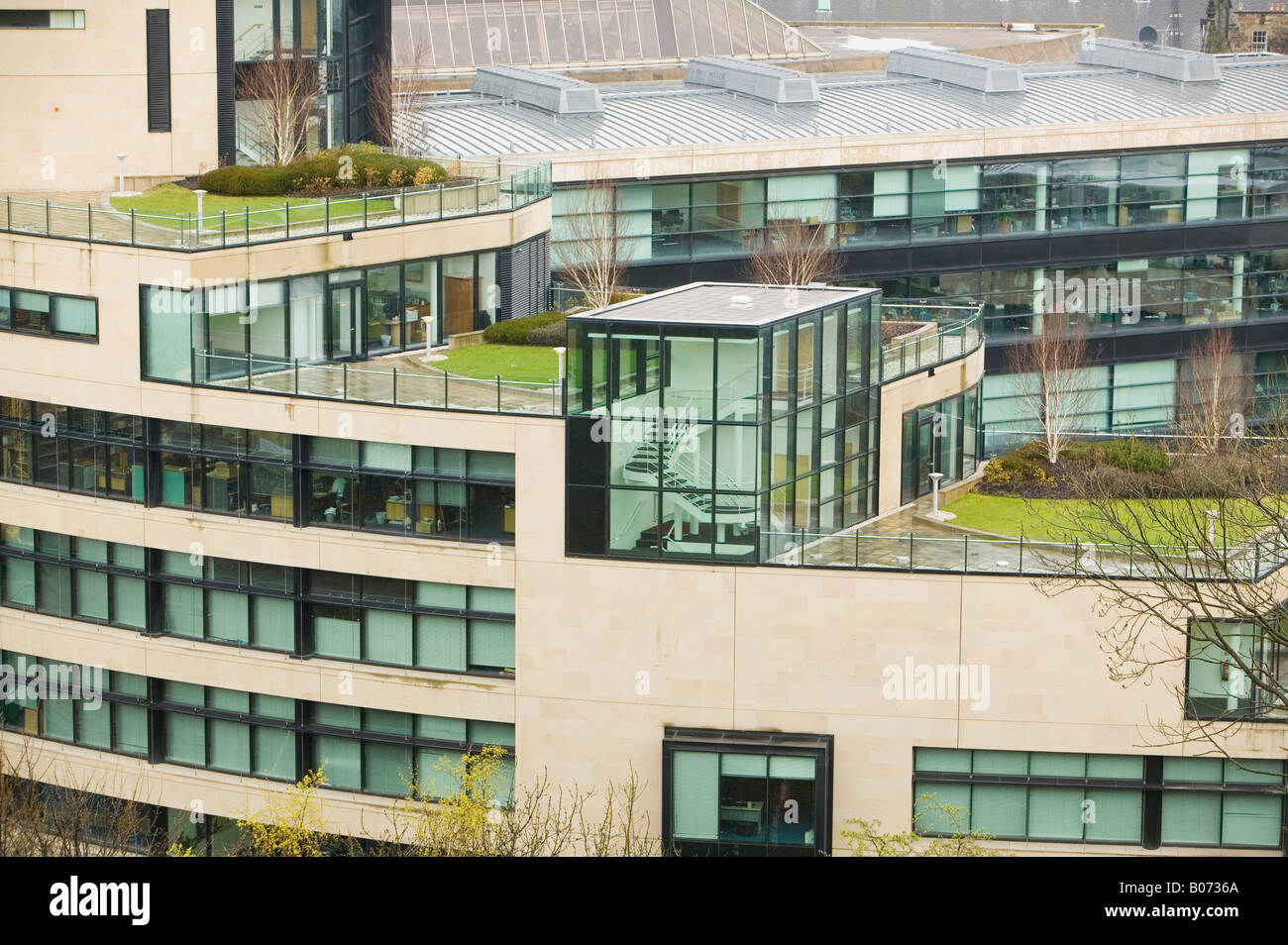 Architect designed building grass roof hi-res stock photography and ...